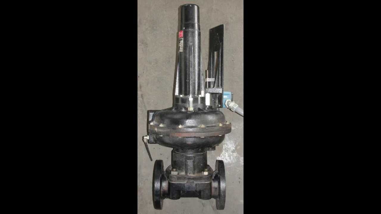 3" Crane Saunders pneumatic diaphragm valve - YouTube