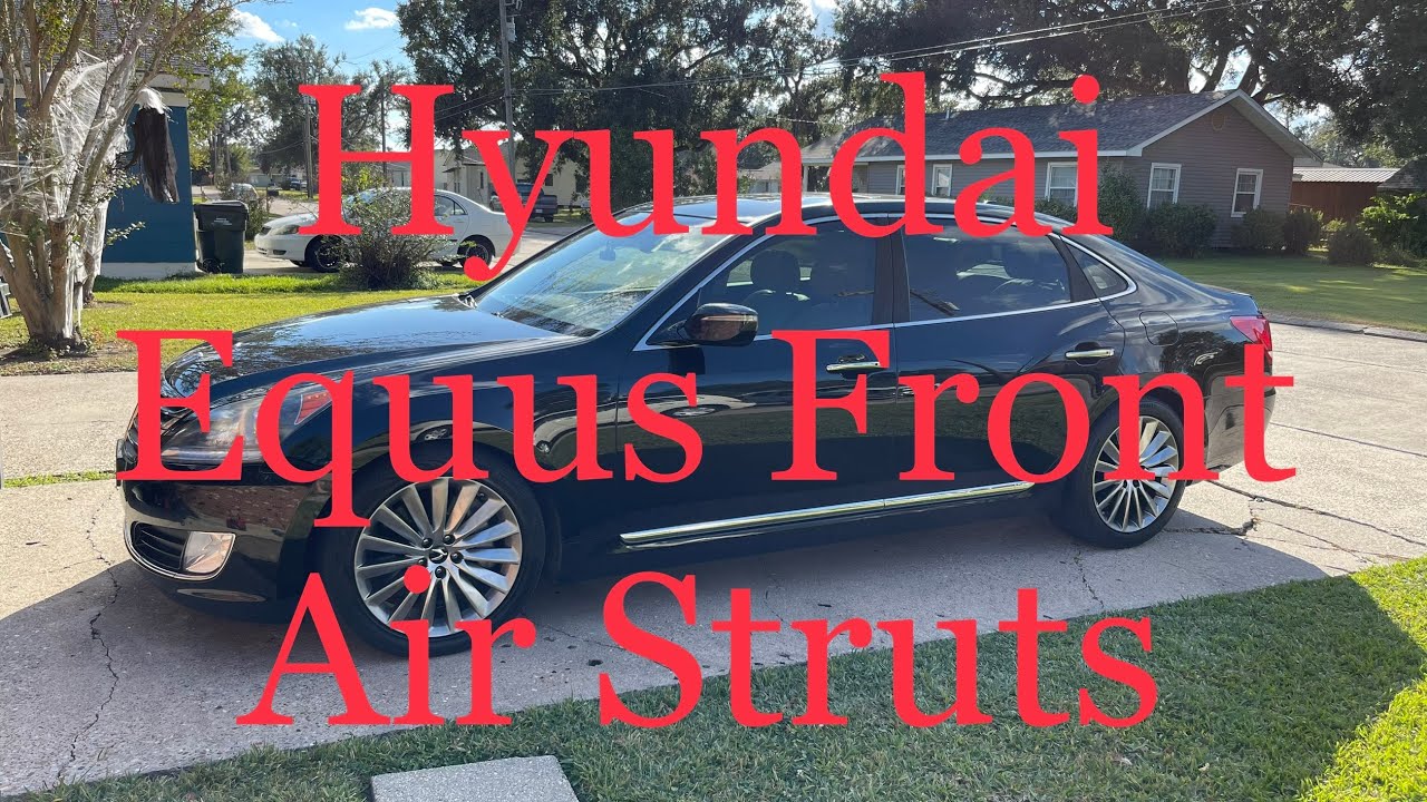 How to Replace Front Struts on a Hyundai Equus (2011-2016) - YouTube