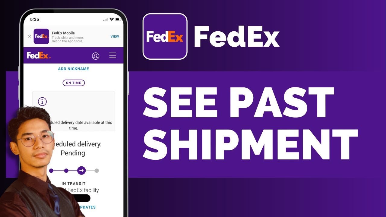 How To See My Fedex Shipping History