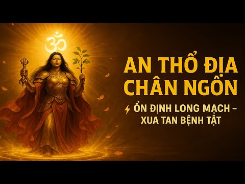 🔥AN THỔ ĐỊA CHÂN NGÔN🔥| Tiếng Phạn | Tịnh Hóa Đất Đai - Nhà An - Khí Lành| Oṃ dhuru dhuru devī svāhā