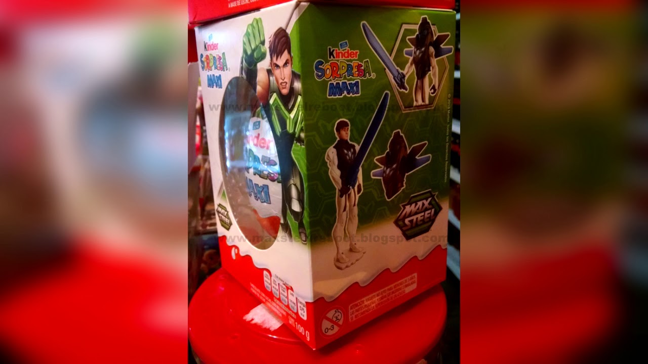 Max Steel en Kinder sorpresa MAXI - YouTube