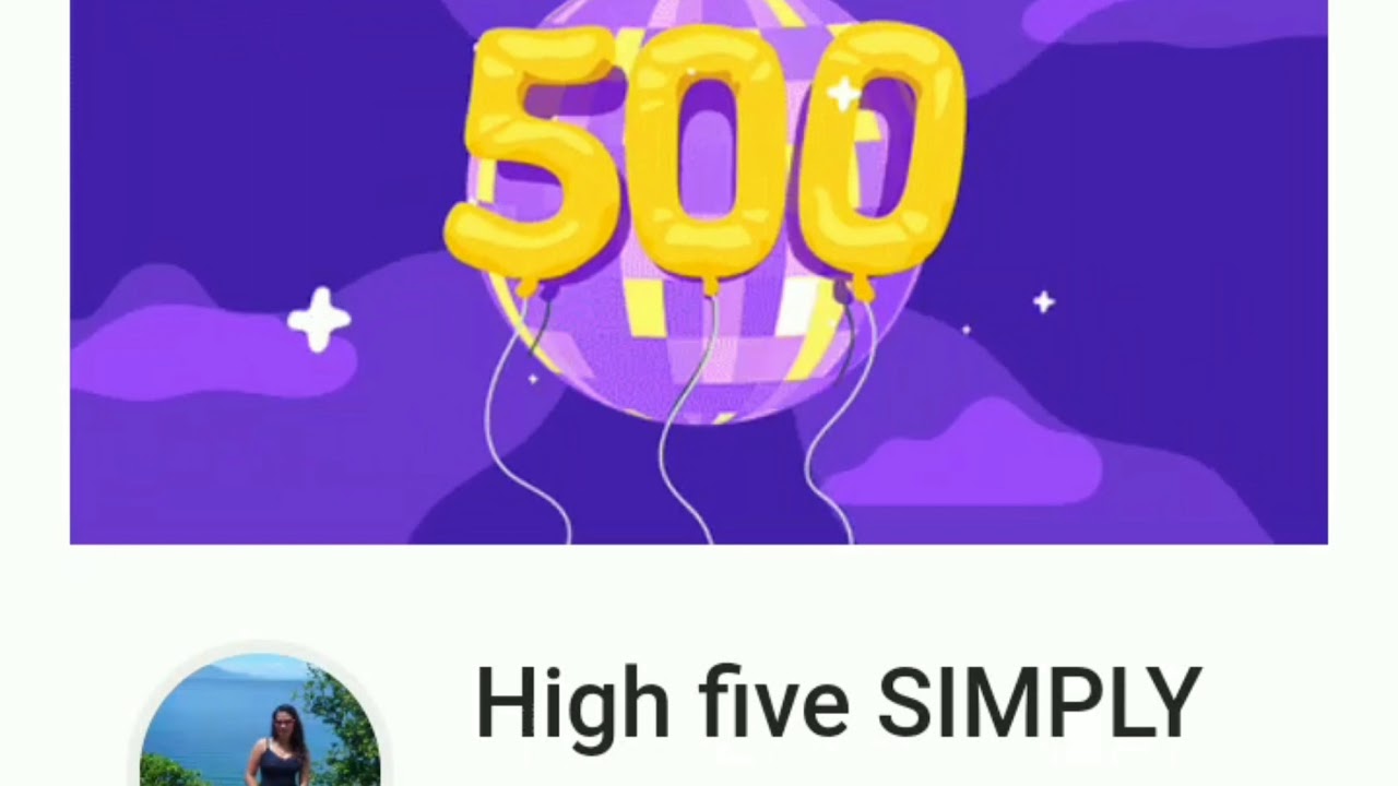 HAPPY 500 SUBSCRIBERS - YouTube