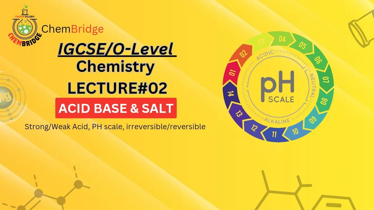 IGCSE/O-Level Chemistry: Difference between Strong and weak acid, pH ...