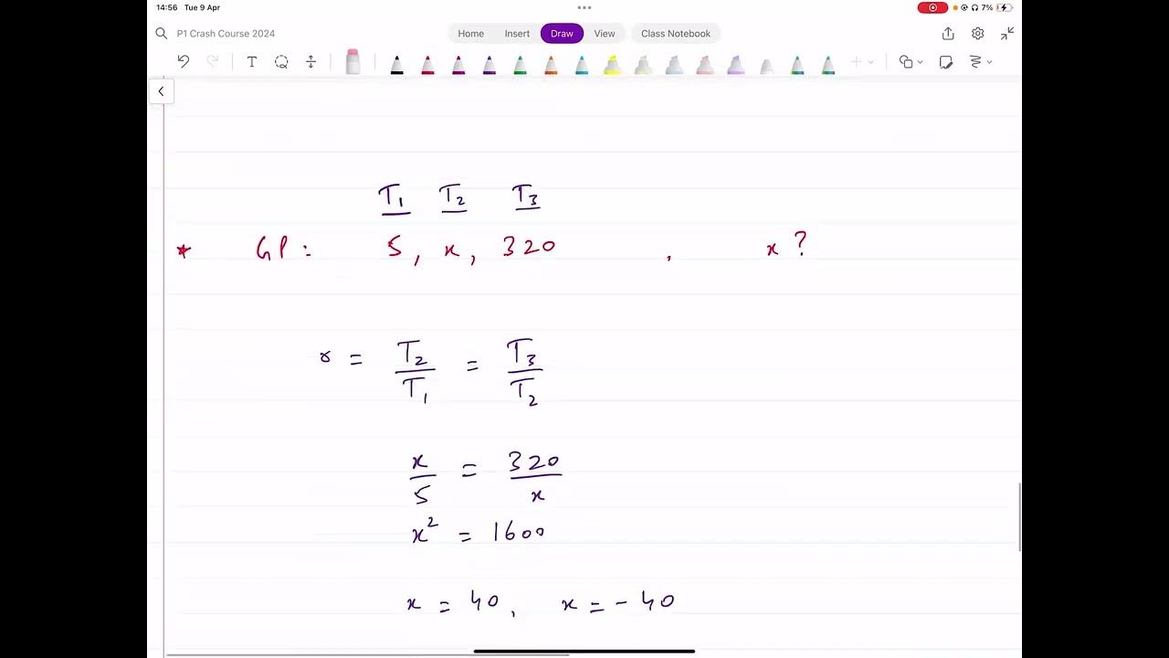 P1 Arithmetic & Geometric Progressions Part 2 | | AS & A level Math | IGCSE/O-level Add Math ...