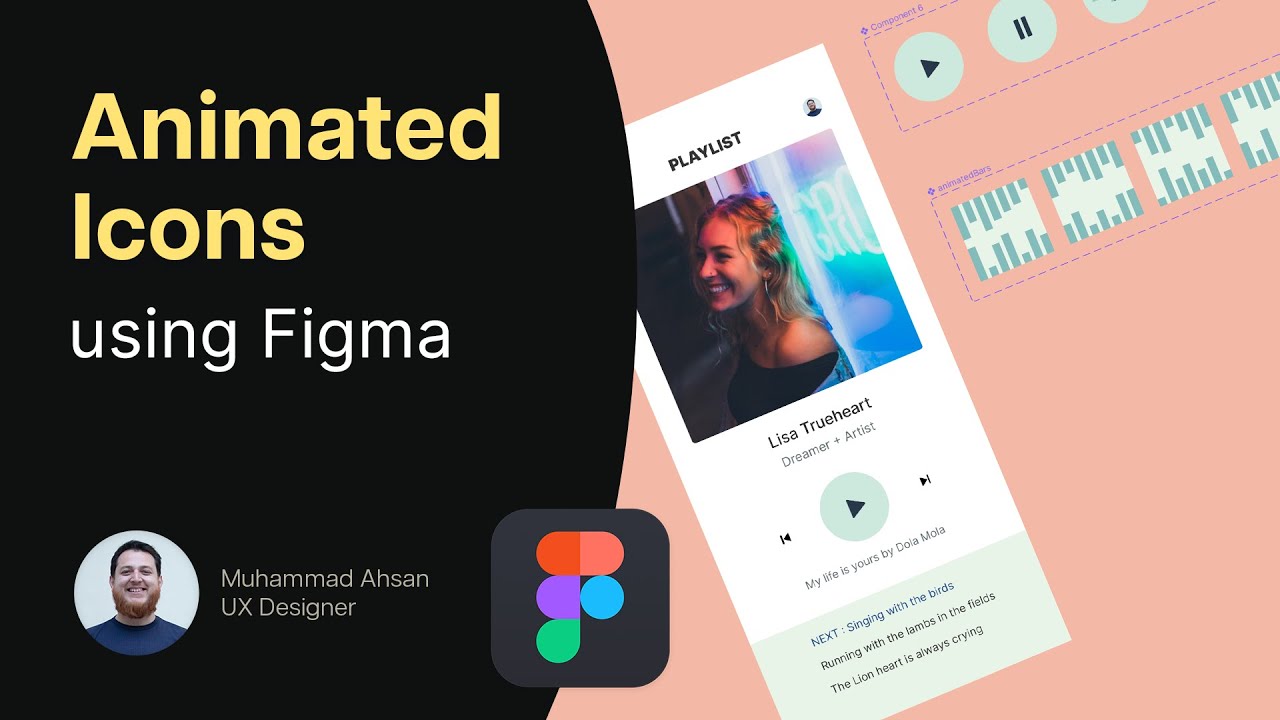 Looped Animated Icons/buttons in Figma - Create micro animation in ...