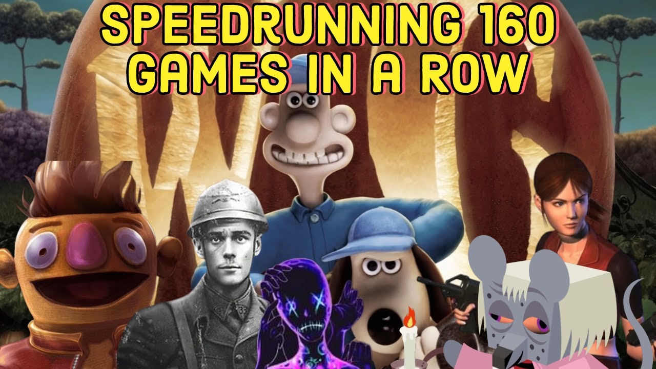 The Grand Finale of My Massive Speedrun Marathon of 160 Games in a Row ...