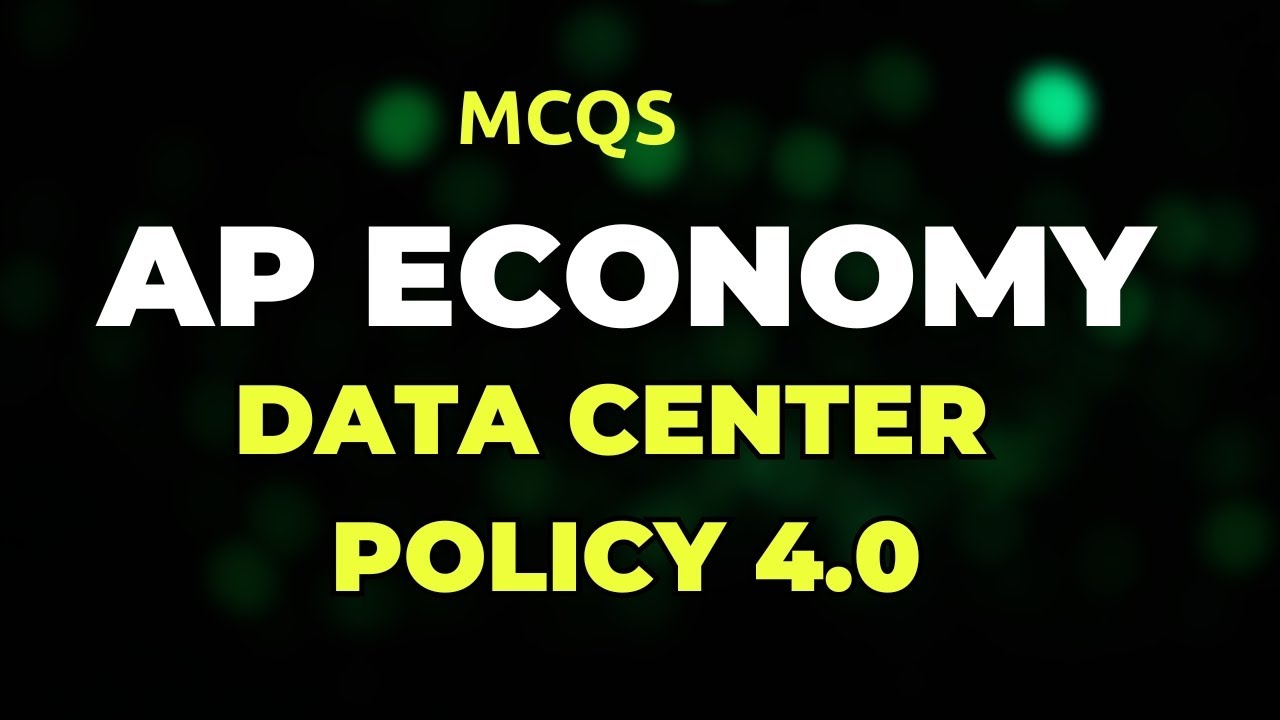 AP Data Center Policy|MCQ'S|#APPSC_GROUP2_MAINS - YouTube
