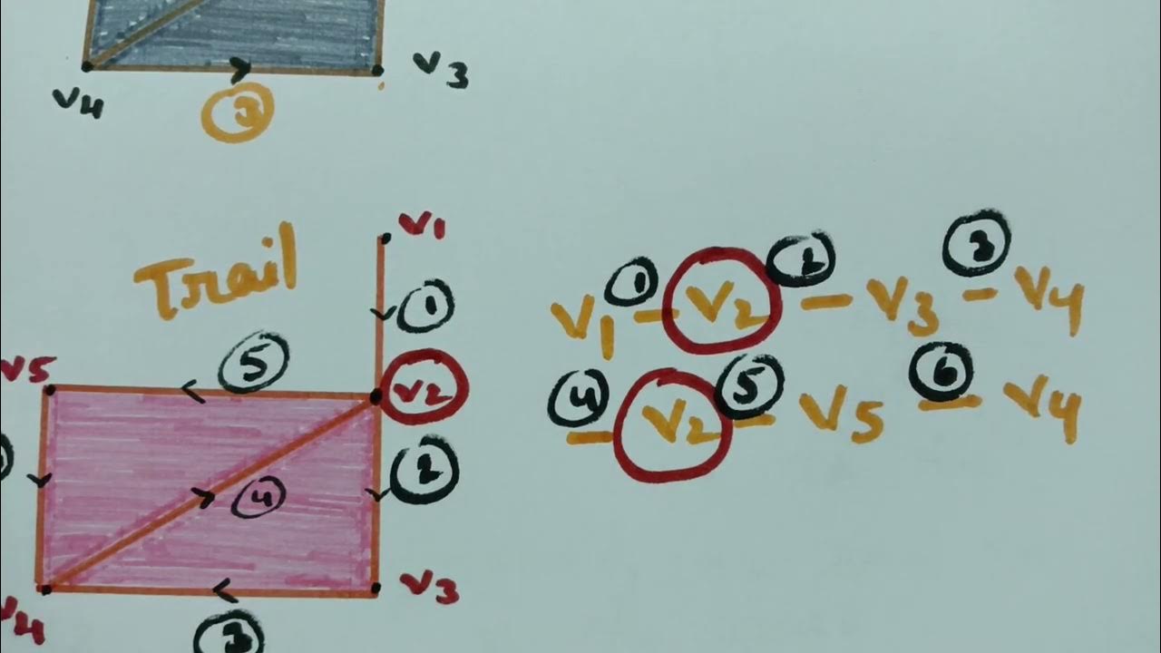 @btechmathshub7050 Walk/Trail/Path Definitions- Graph theory - YouTube