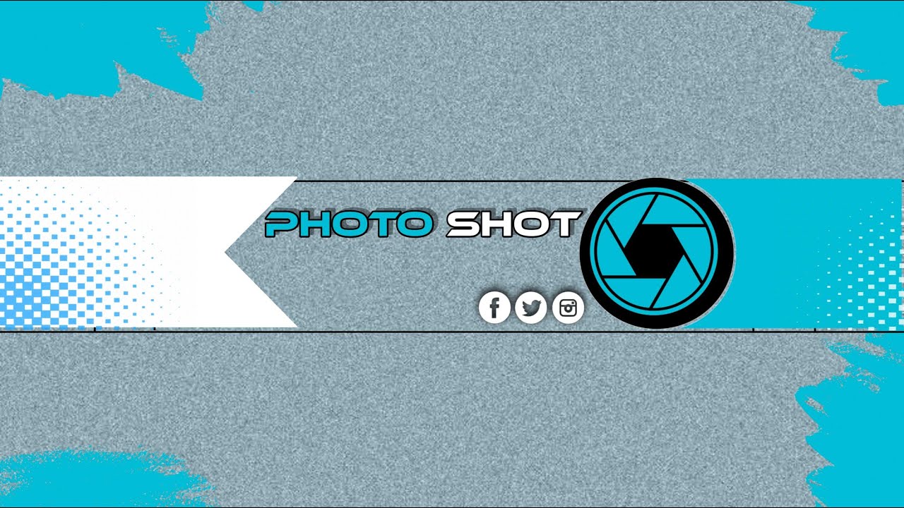 How To create A Professional Youtube banner Photo shot - YouTube