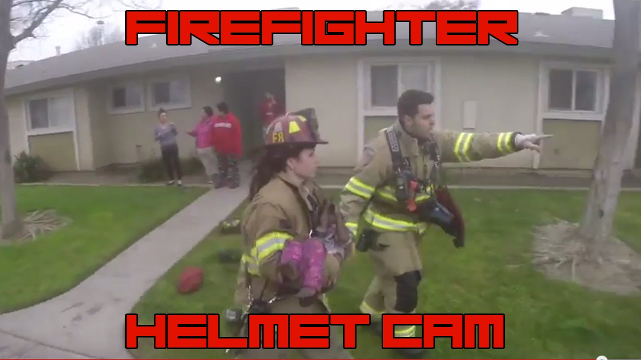 AMAZING! Firefighter Rescuse Kids from Burning Building Fire! GoPro ...