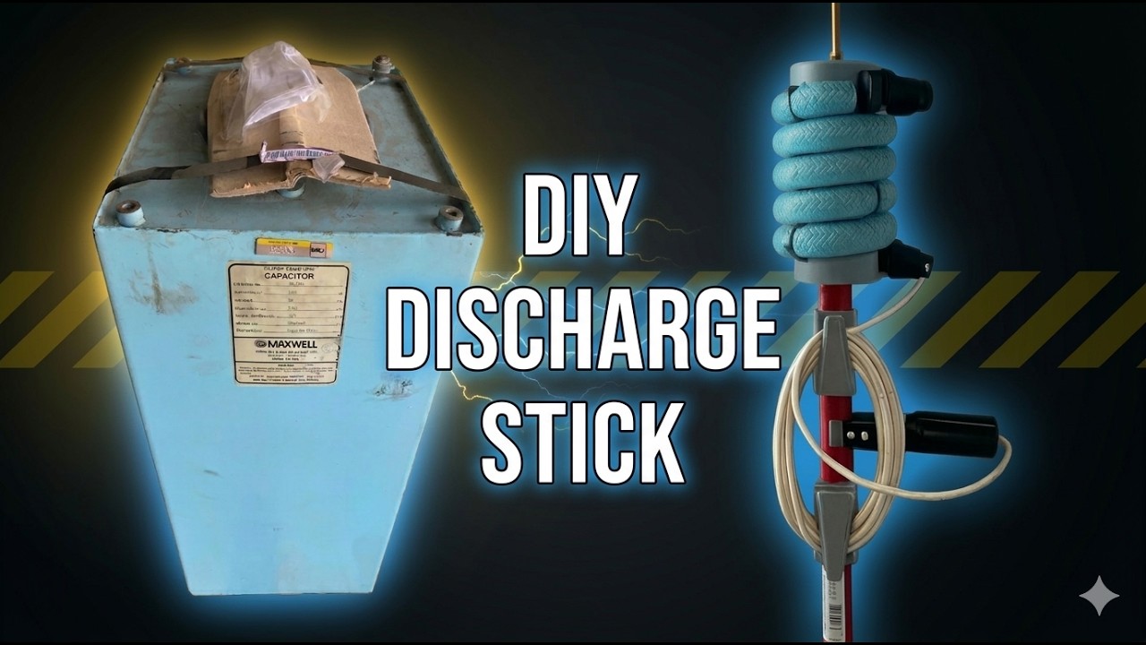 DIY High Voltage Safety Discharge Stick - YouTube