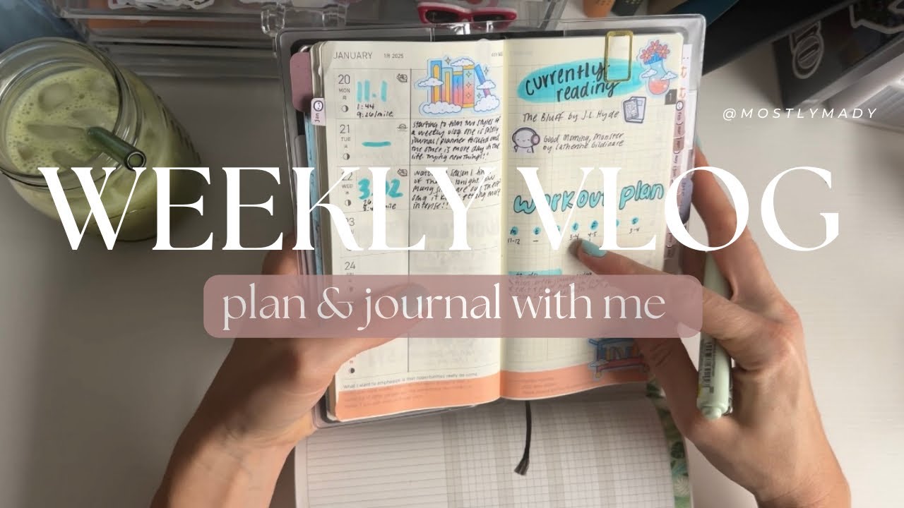 Weekly Vlog | Plan & Journal With Me During a Typical Week at Home ...