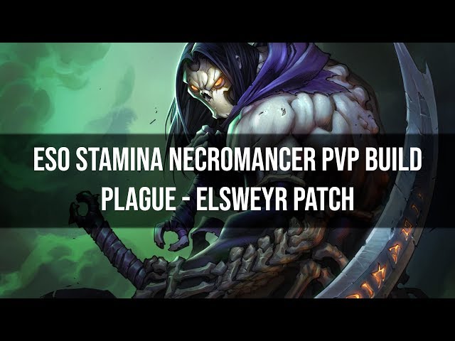 Necromancer Stamina Dps Pve Build Eso Elsweyr Mmorpg Tips Powerful