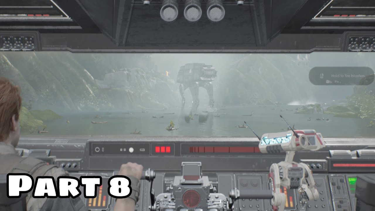 STAR WARS JEDI FALLEN ORDER Walkthrough Gameplay Part 8 - AT-AT (FULL ...