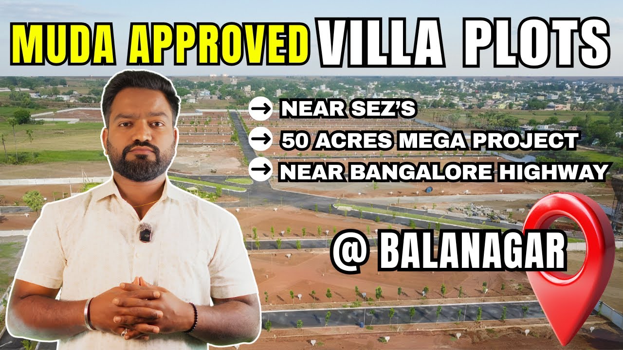 MUDA Approved Villa Plots at Balanagar, Shadnagar || Open Plots near ...