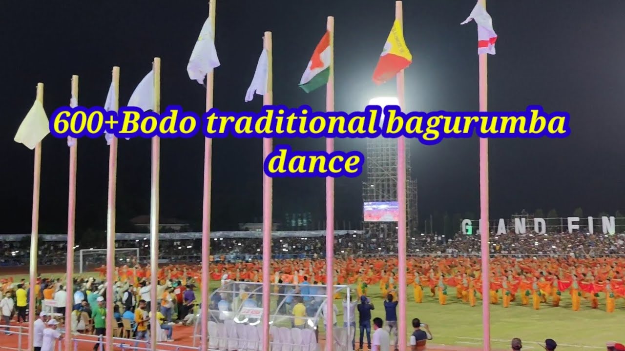 600+Bodo traditional Bagurumba dance #ISPLKrokrajhar - YouTube