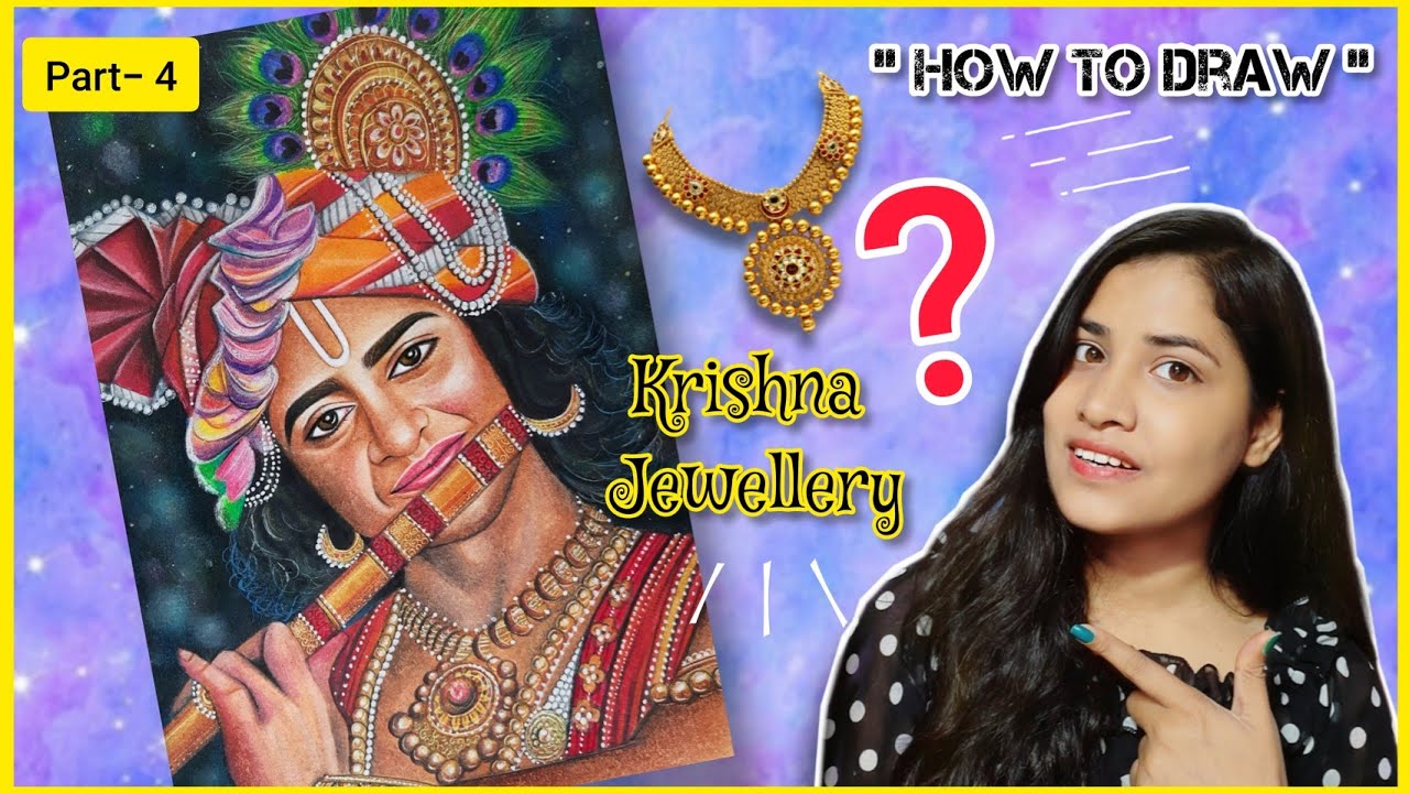How to Draw Sumedh Mudgalkar as Krishna from Radha Krishna Tv Serial ...