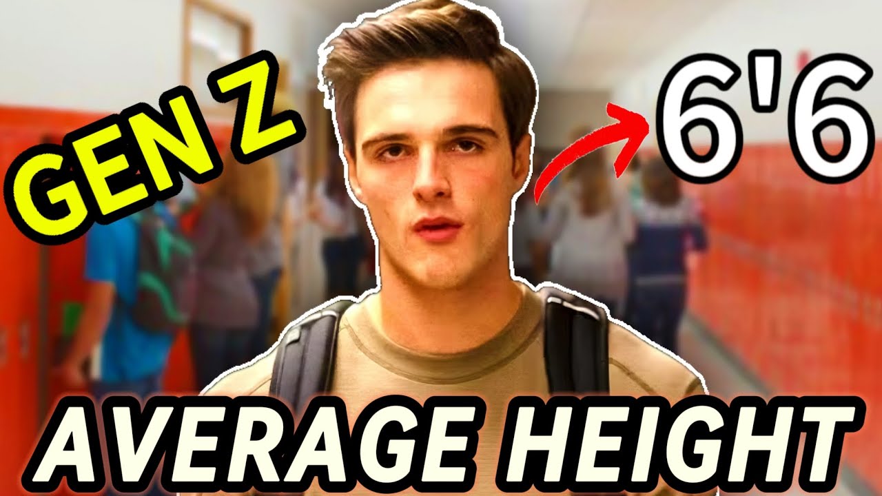 Gen Z Average Height Is Over 6'0 - YouTube