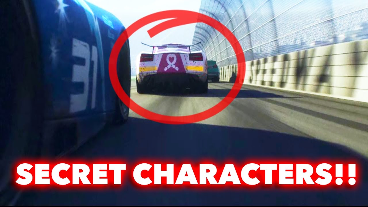 CARS 3 (2017) NEW SECRET/HIDDEN CHARACTERS!! + Easter Eggs - YouTube
