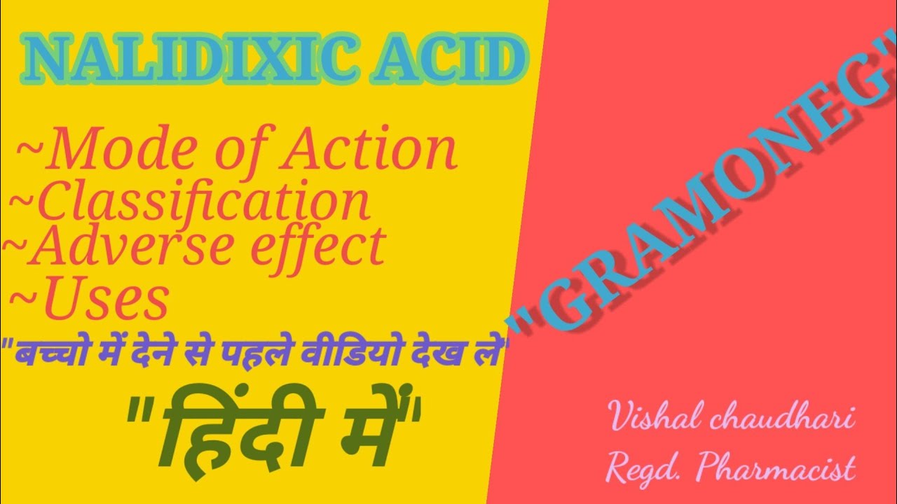 Nalidixic acid tablets| Gramoneg | Uses, classification, Mode of action ...
