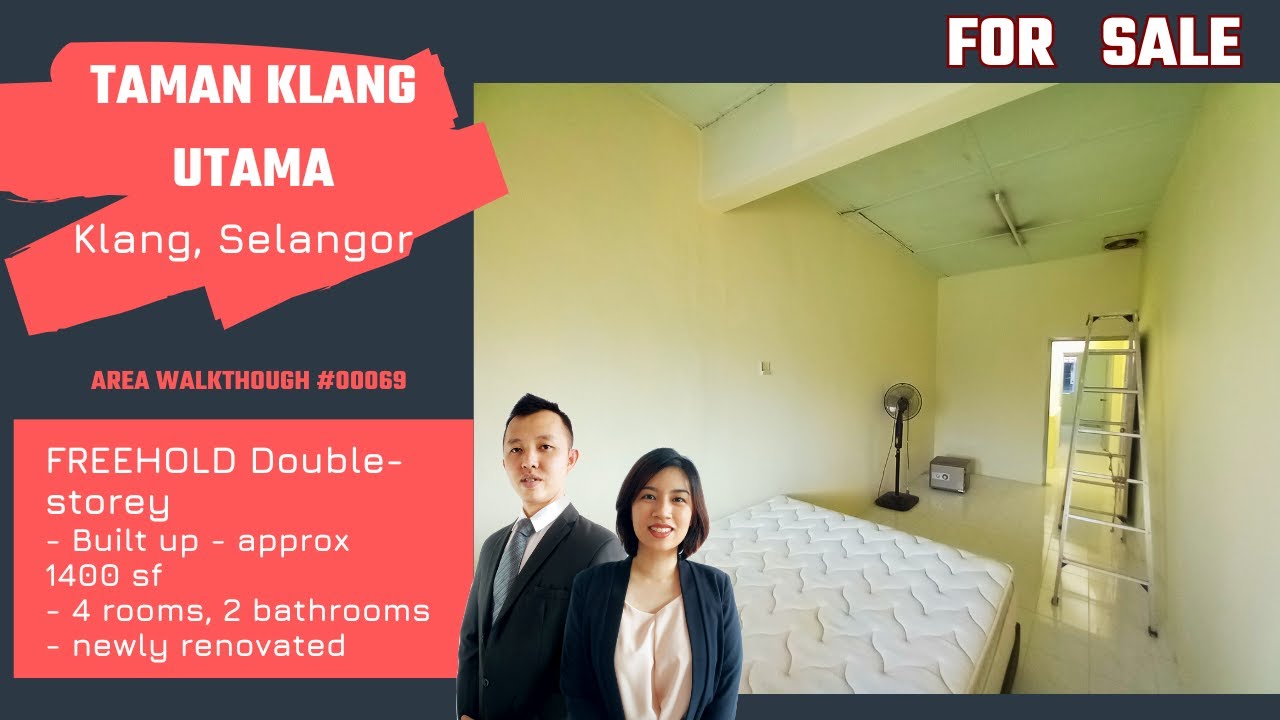 Taman Klang Utama Double Storey House, Klang - YouTube