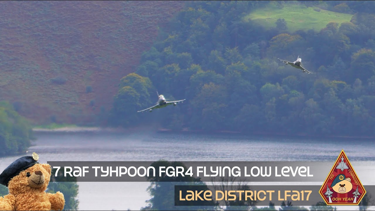 INCREDIBLE 7 IN A DAY! EUROFIGHTER TYPHOON LOW LEVEL FLYING THROUGH ...