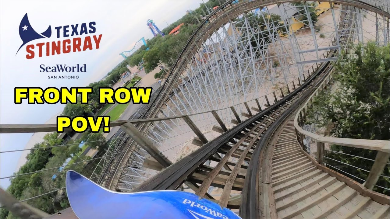 SeaWorld San Antonio Texas Stingray Front Row POV 2023! - YouTube