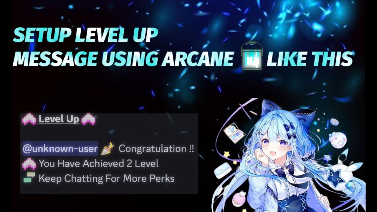 SETUP LEVEL UP MESSAGE USING ARCANE IN JUST 4MINS ️ - YouTube