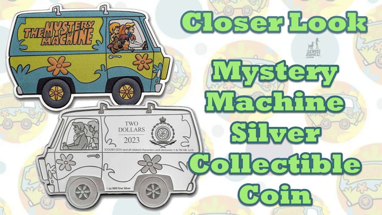 Scooby-Doo Mystery Machine Silver Collectible Coin - Closer Look - YouTube