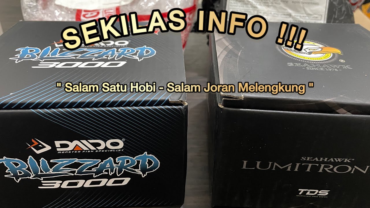 Sekilas Info.. !!! Reel Terbaru Dari Daido "BLIZZARD" & Dari Seahawk ...