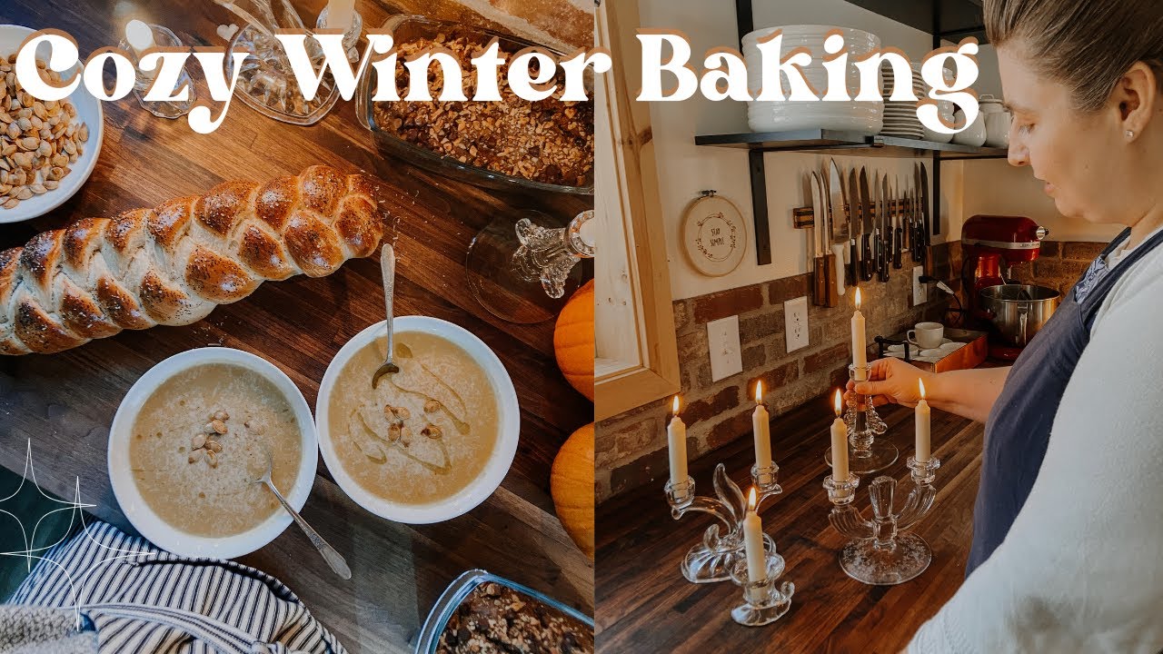 Cozy Winter Baking | Slow Living Day at the Cottage - YouTube