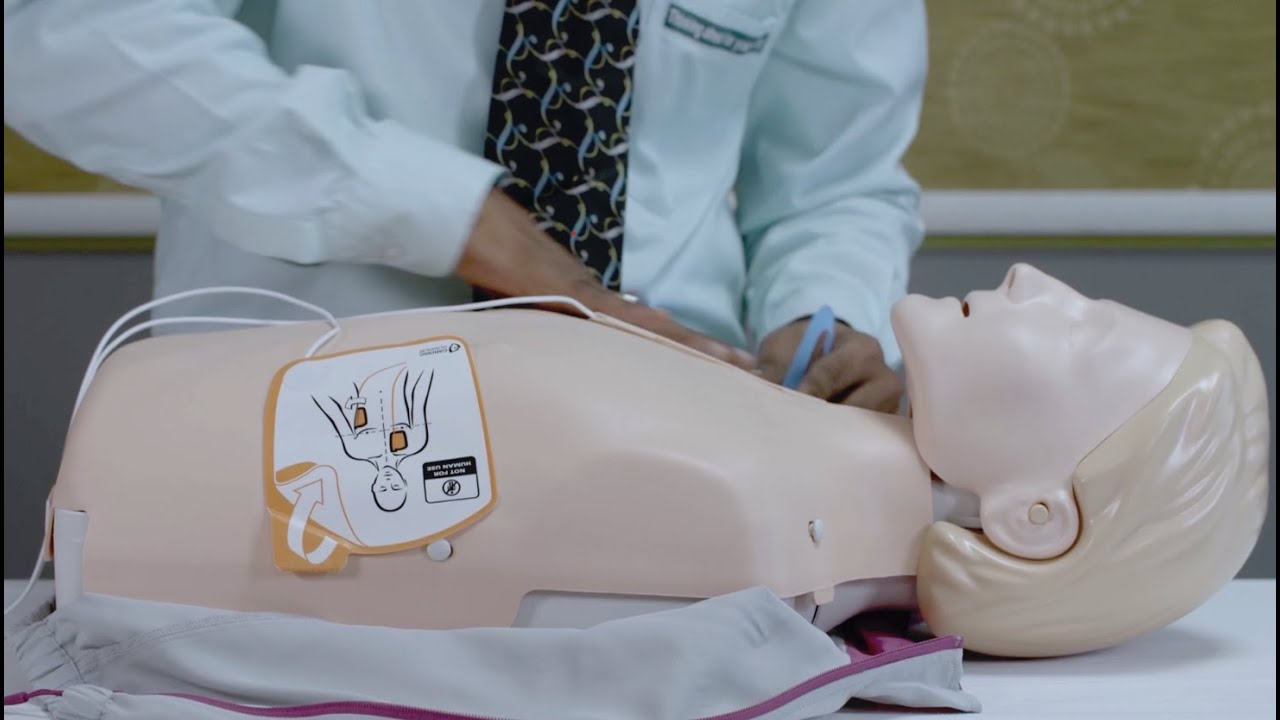 AED HOW TO USE automated external defibrillator (AED) - YouTube