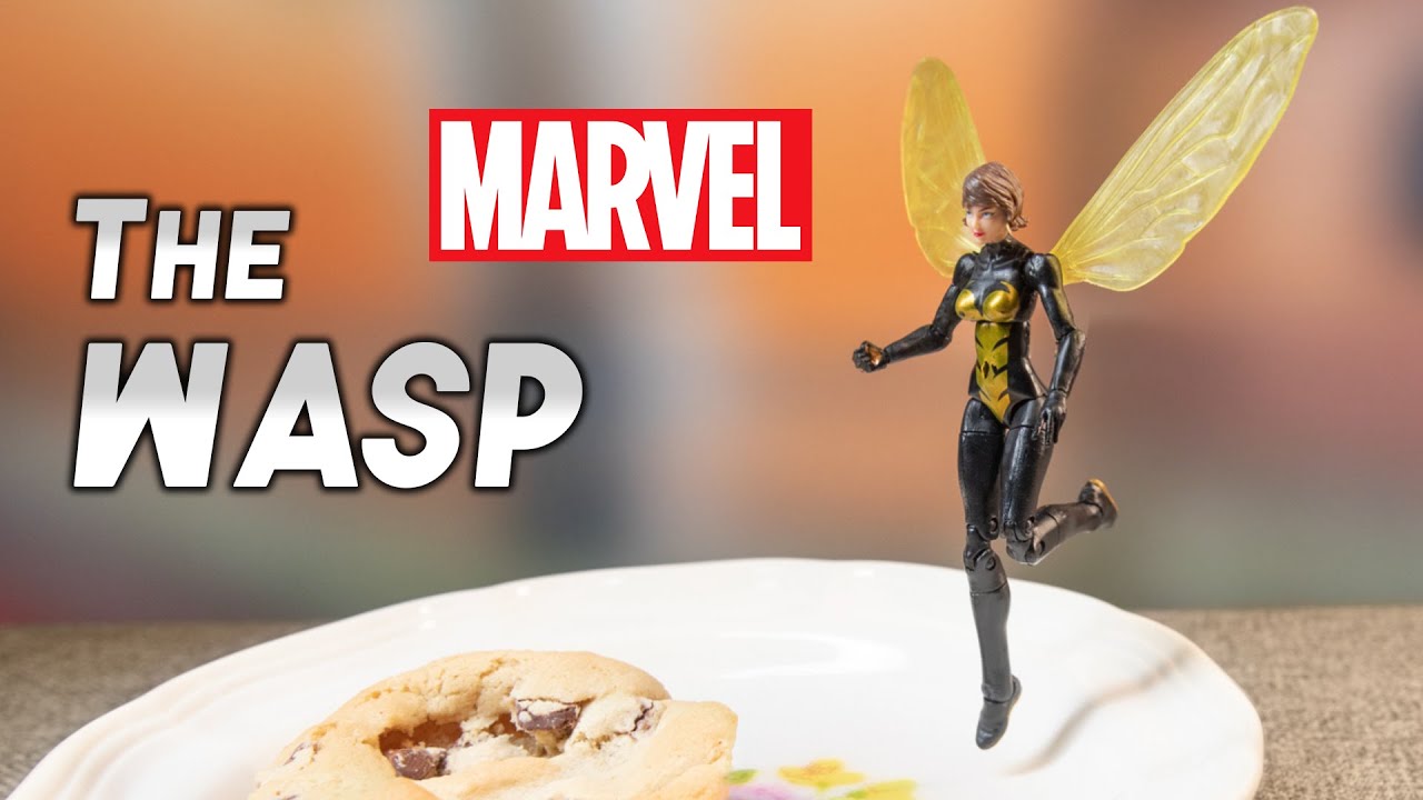 “Eating Cookies” with Wasp | A Marvel Legends Stop Motion film - YouTube
