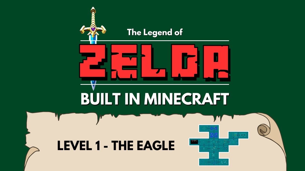 ZELDA in MINECRAFT - Building Legend of Zelda Eagle Level 1 in ...