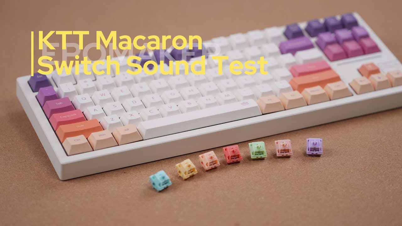 KTT Macaron Switch Sound Test🎵 - YouTube
