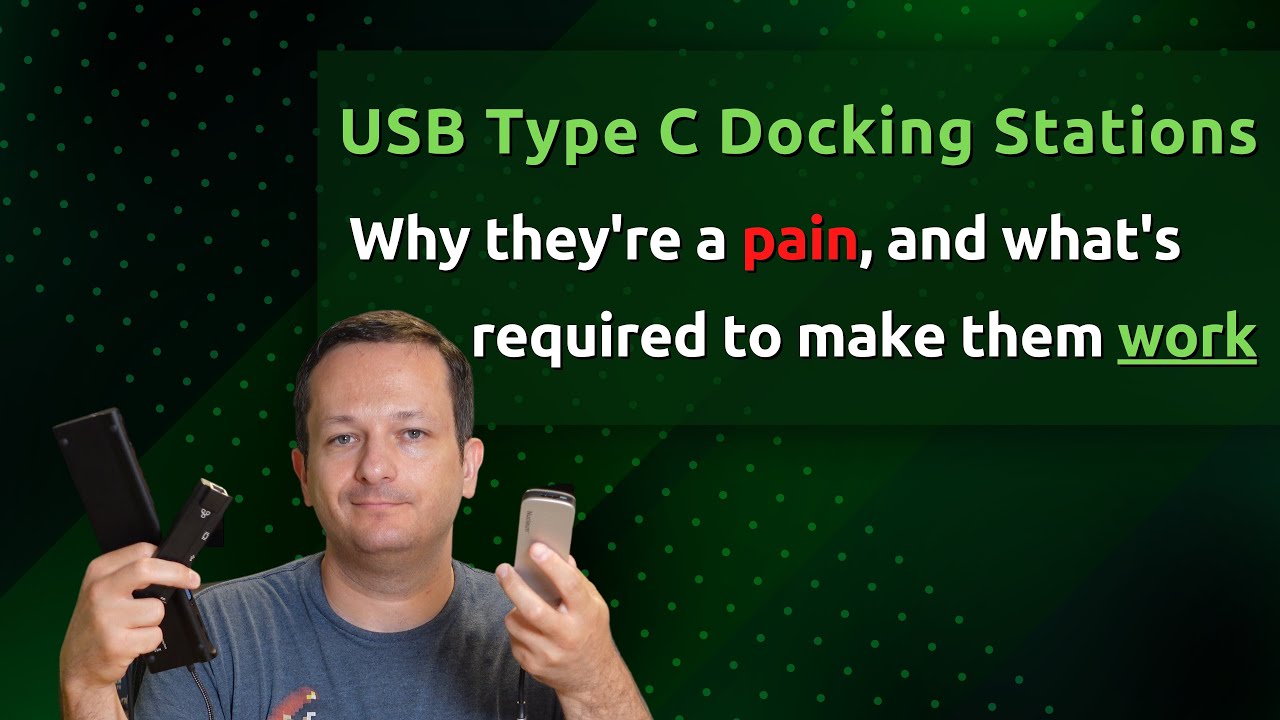 USB Type C Docking Stations - Getting Started Primer - YouTube