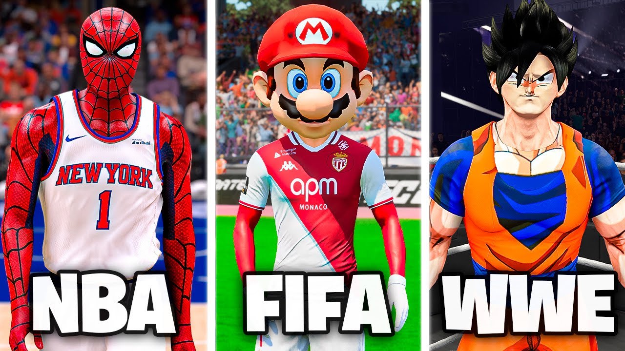 Scoring With Iconic Characters In Every Sport - YouTube