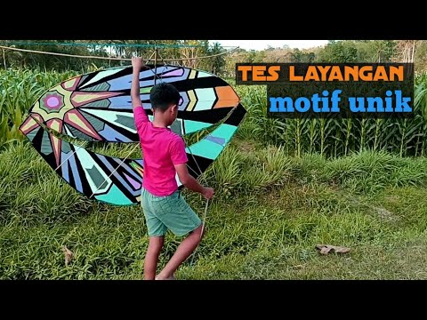 Layangan batik motif mahal || layangan sendaren batik unik - YouTube