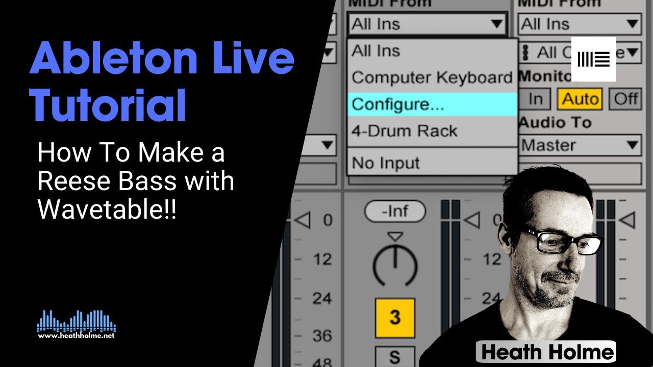 How to Make a Reese Bass in Ableton Live — Wavetable Tutorial - YouTube