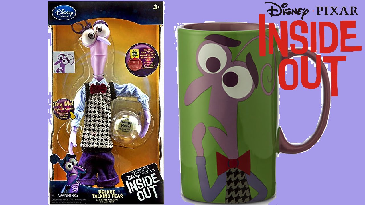 Disney / Pixar Inside Out Fear Talking Action Figure + Cup Unboxing ...