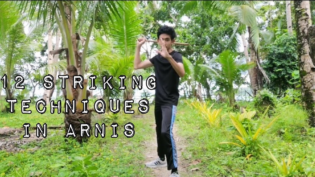 12 Striking techniques in Arnis | Christian Galan | Grade 11 - YouTube