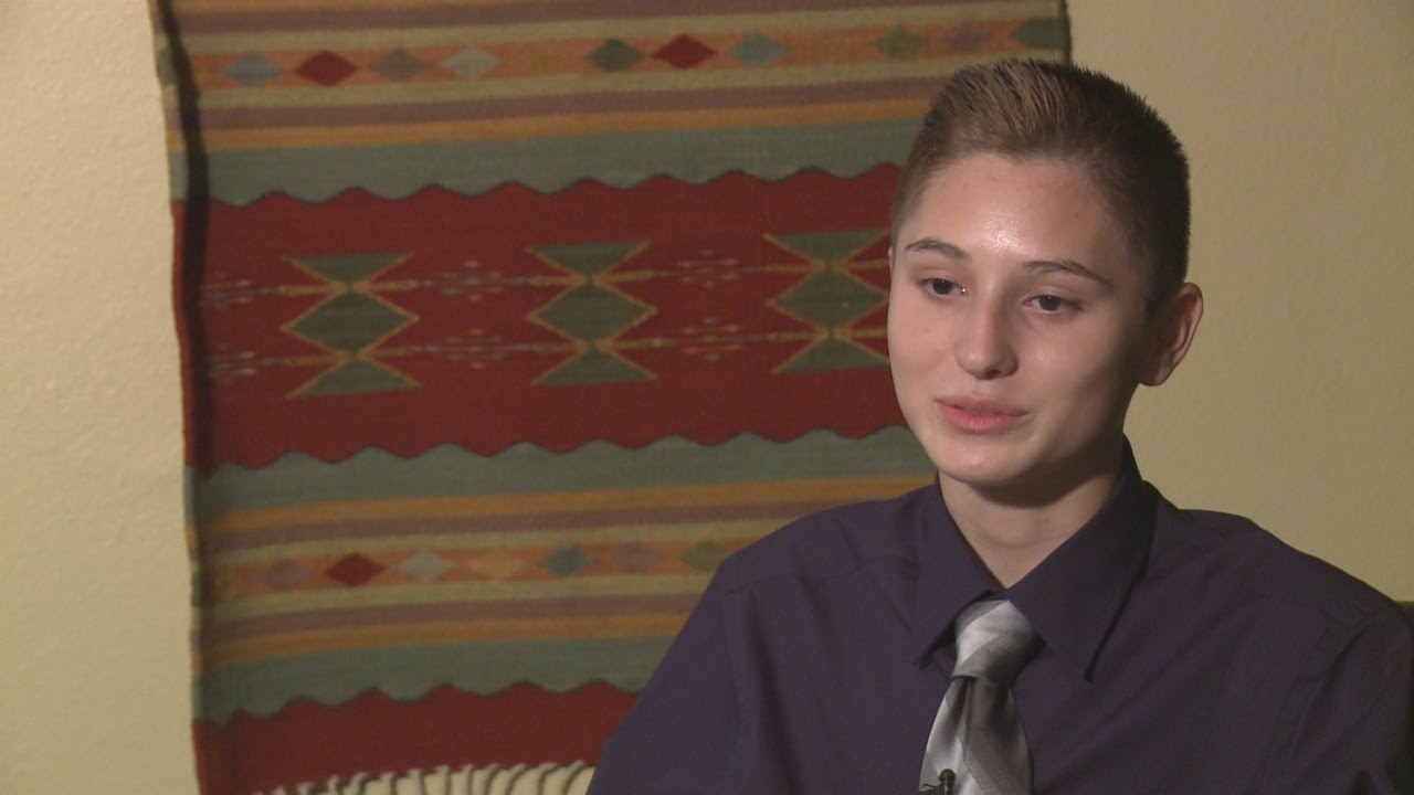 Transgender student told to wear female graduation gown - YouTube