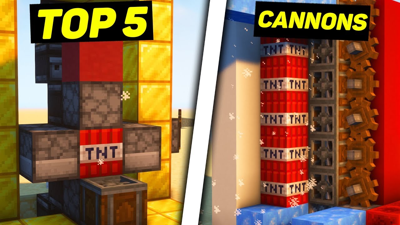 Create mod. Top 5 TNT Cannons 1.16.5-1.18.2 (minecraft java edition ...
