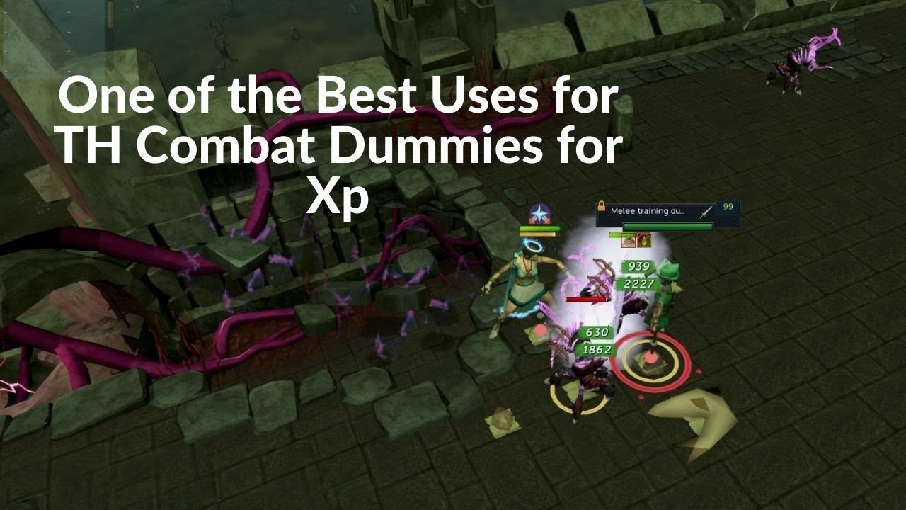 Runescape 3 - One of the Best Uses For TH Combat Dummies for Xp - YouTube