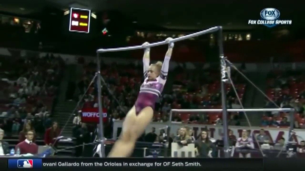 Mackenzie Wofford (Oklahoma) - Uneven Bars (9.9) - Alabama at Oklahoma ...