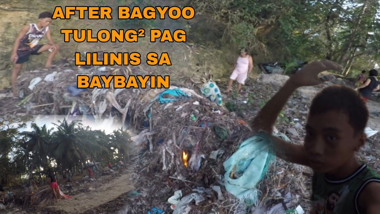 AFTER BAGYO TULONG² PAG LILINIS SA BAYBAYIN/ka jeric - YouTube