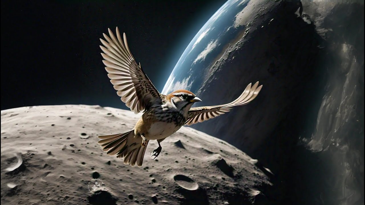 Luna, the sparrow that went to the moon - YouTube