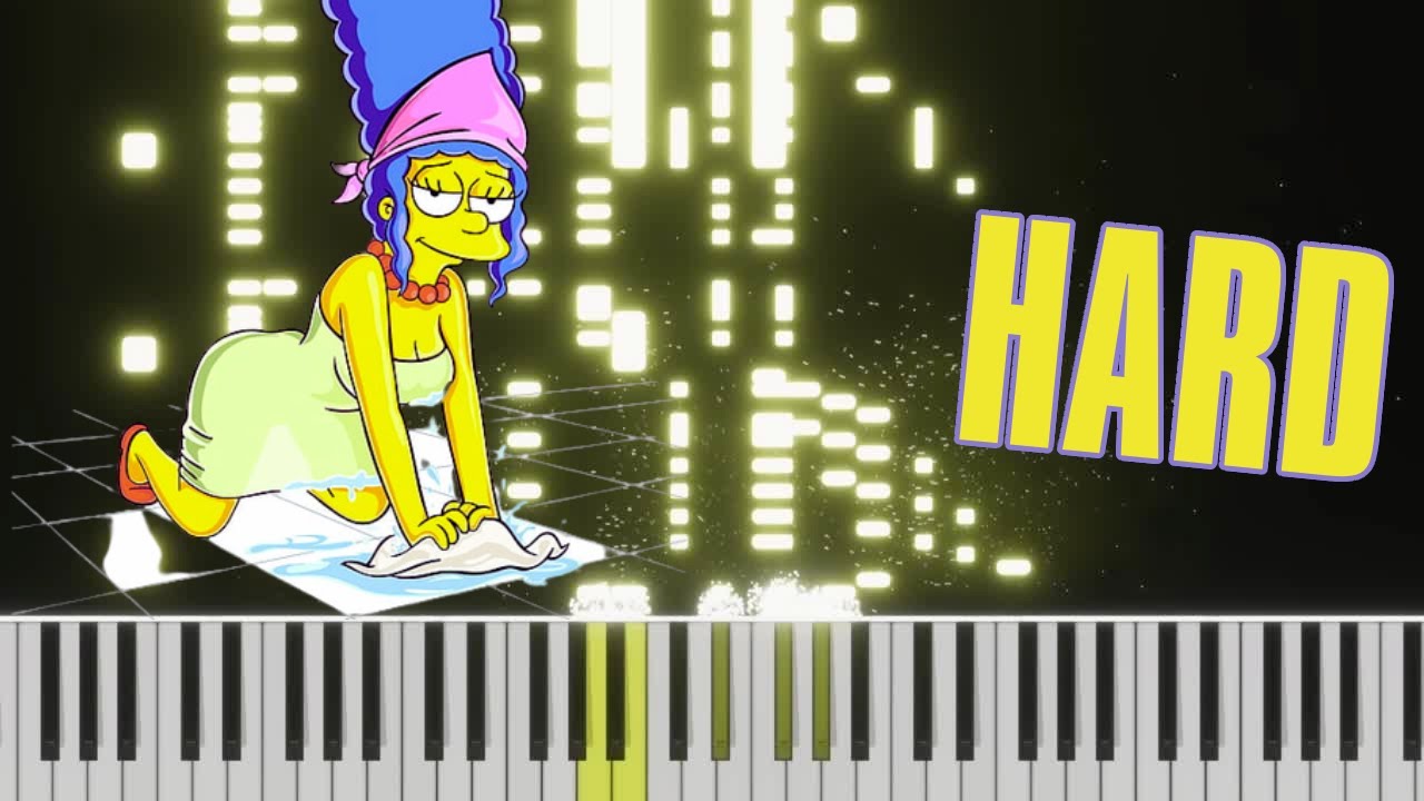The Simpsons Theme | HARD Piano Tutorial - YouTube
