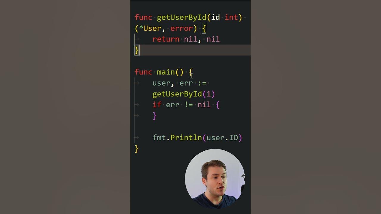 Be carful of nil *pointers in Go - YouTube