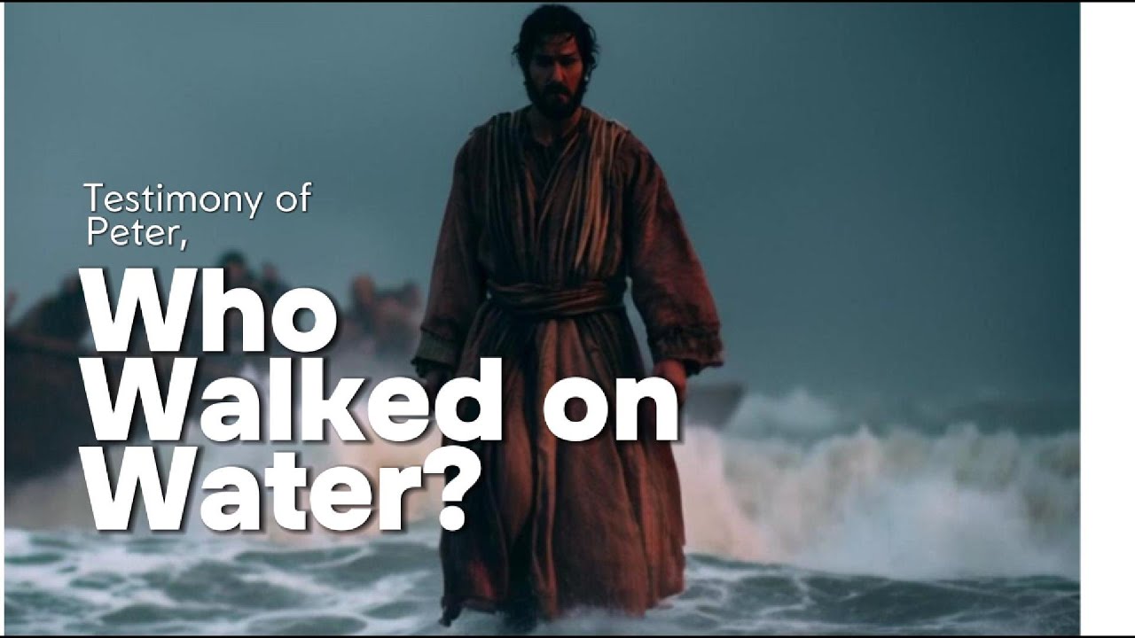 [Miracles in the bible] Did Peter Really Walk on Water? - YouTube